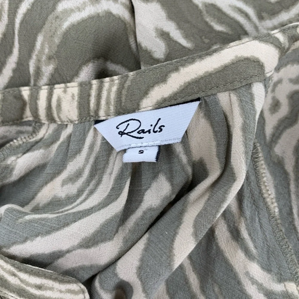 Rails | Dresses | Rails Jasmine Shift Dress Safari Tiger Zebra Olive ...